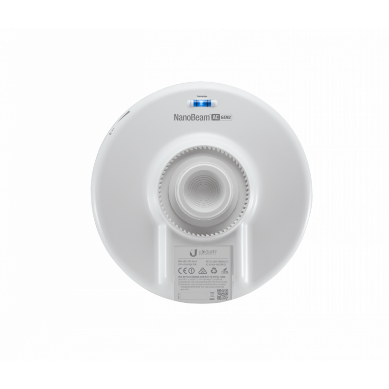 NBE-5AC-GEN2 UBIQUITI Admin 5,1-5,9GHz-AC 19dBi 1-1000 25dBm NanoBeam