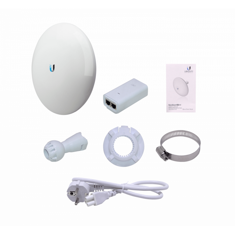 NBE-5AC-GEN2 UBIQUITI Admin 5,1-5,9GHz-AC 19dBi 1-1000 25dBm NanoBeam