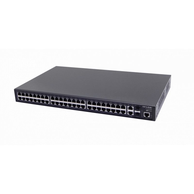 TL-SL3452 TP-LINK 48-100 2-1000 2-SFP RS232-RJ45/DB9 Switch Admin Rack