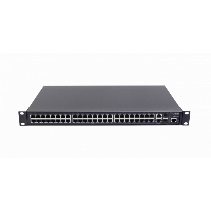TL-SL3452 TP-LINK 48-100 2-1000 2-SFP RS232-RJ45/DB9 Switch Admin Rack
