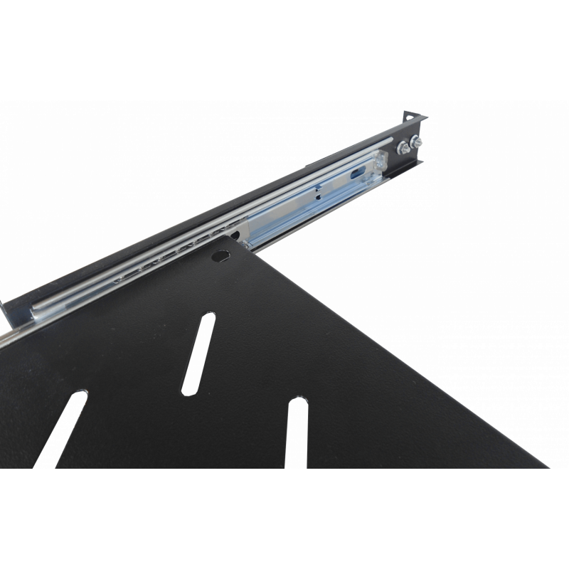 RB1-TR3L BANDEJA RETRACTIL TECLADO 1U 30CM VENTILADA | COMPRATECNO