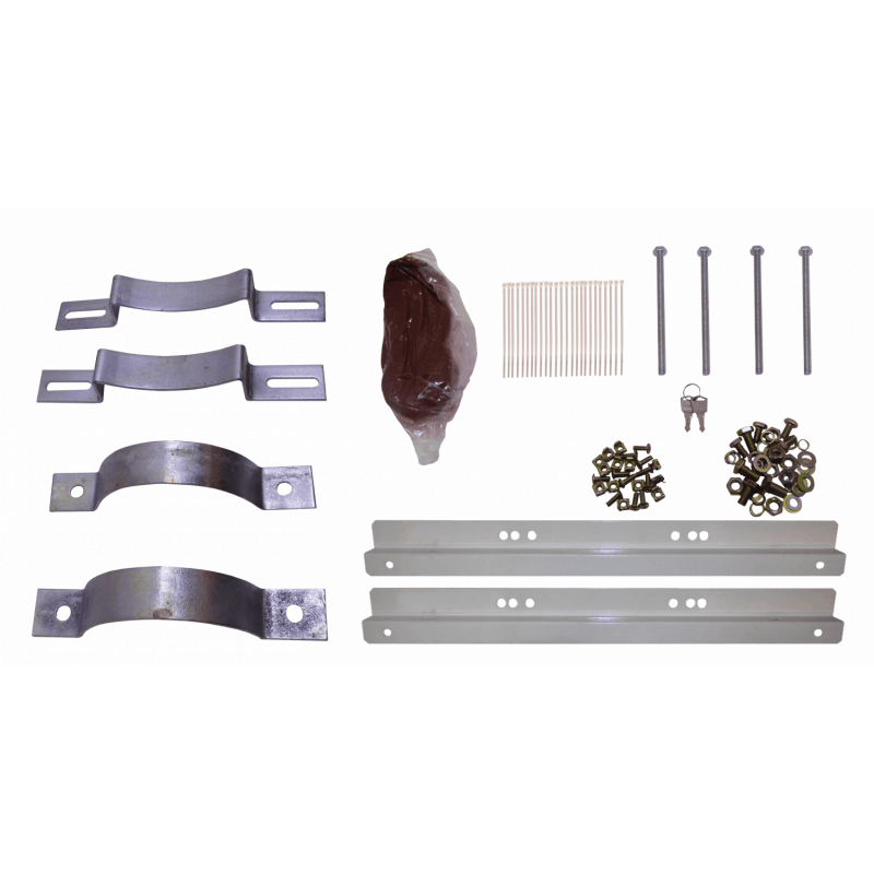 RK10-6LE 10U 614x600mm Rack ExteriorMuroPoste IP65 Bandeja 2-Vents PDU