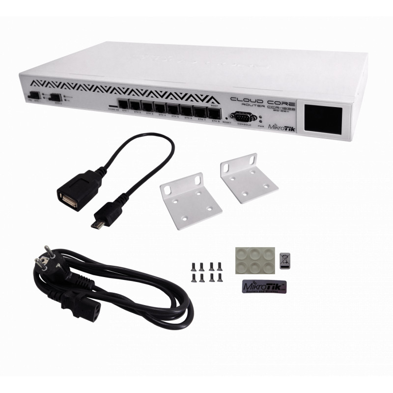 CCR1036-8G-2S+ MIKROTIK 36-1.2GHZ 2-SFP+ 8-1000 1-USB 1-RS232-DB9 L6